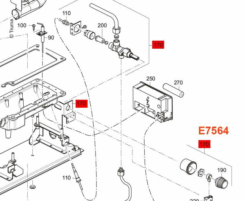 MCaravaning - Truma ventil 30mbar trumatic s2200