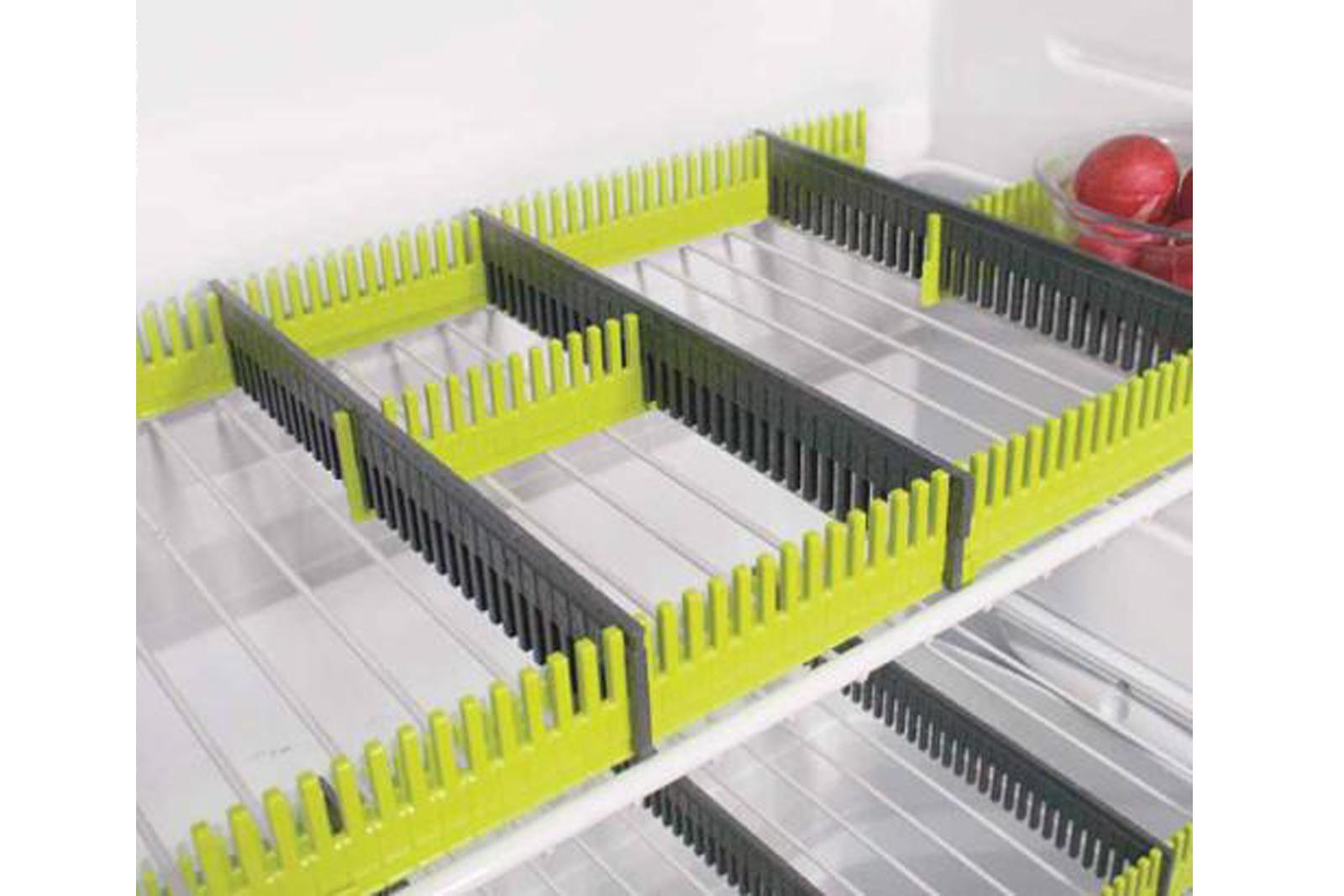 Purvario pregradne letvice za organiziranje hladilnika