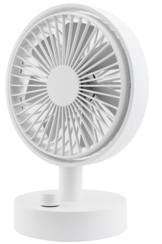 Eurotrail namizni ventilator USB-C bel